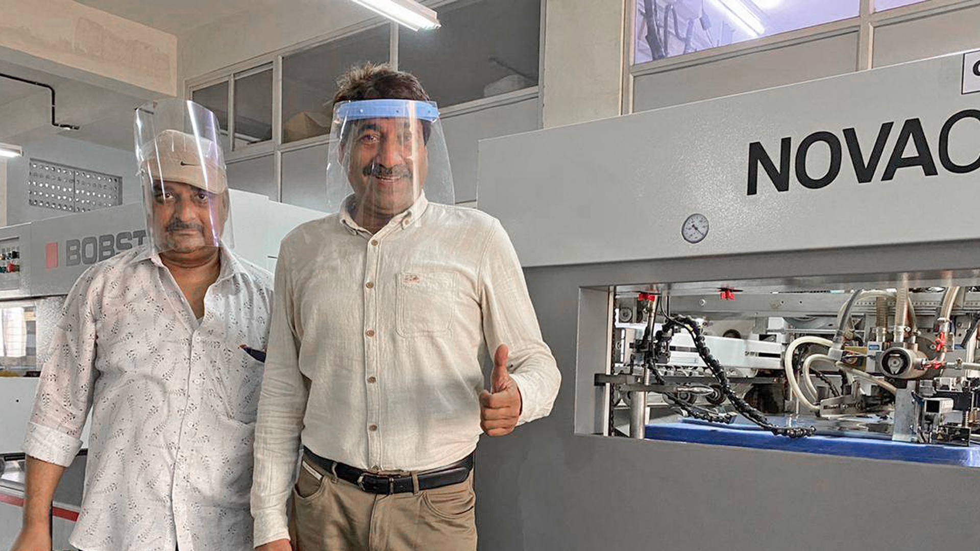 Globe Print n Pack Opted for BOBST NOVACUT Die-cutter, Face Shields in ...